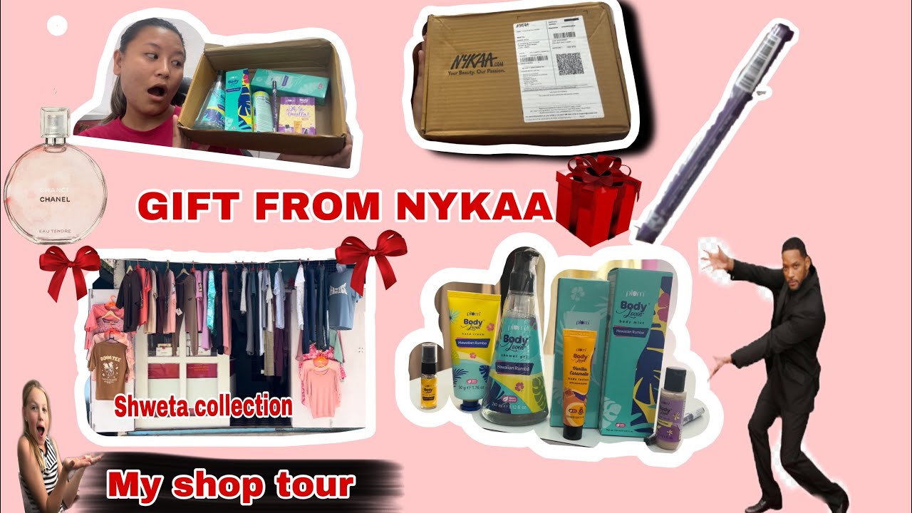 GIFT FROM NYKAA🎁MY SHOP TOUR - YouTube
