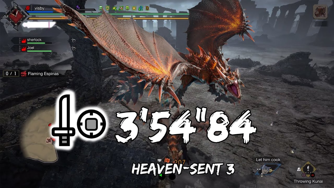 MHR: Sunbreak Hazard: Legendary Strike 3'54"84 SnS - YouTube