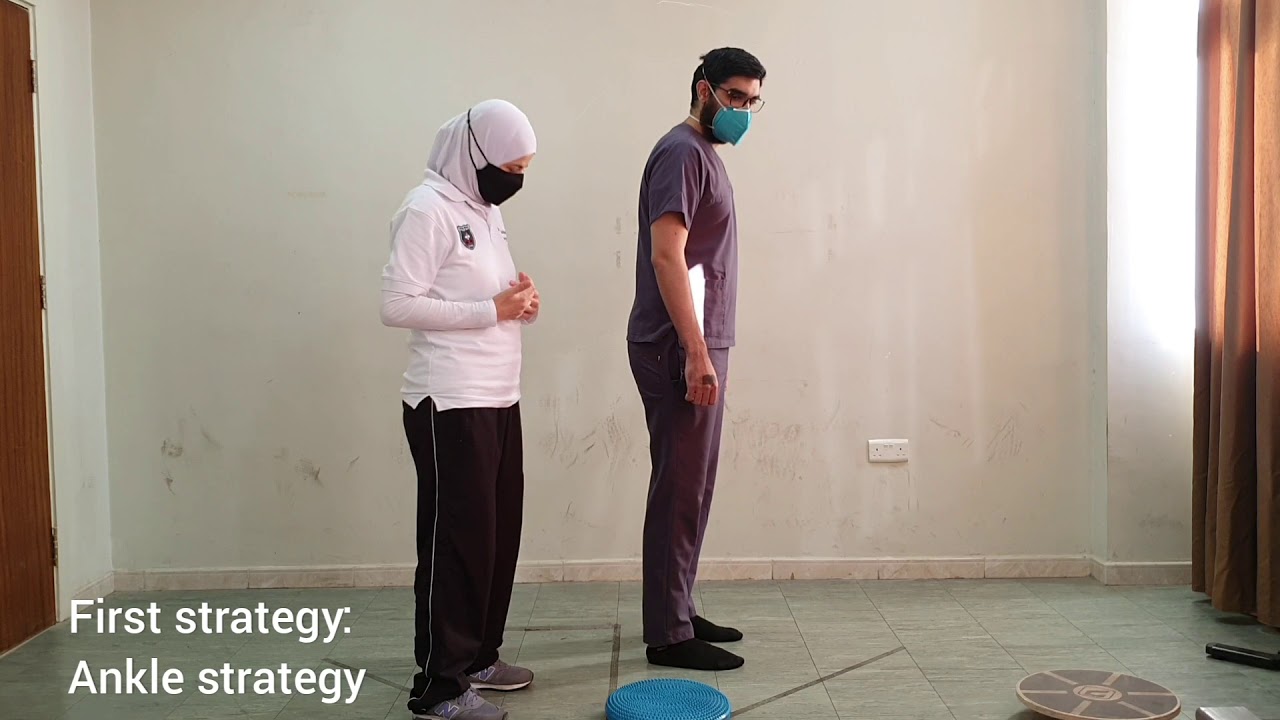 Standing: Normal Postural Strategies - YouTube