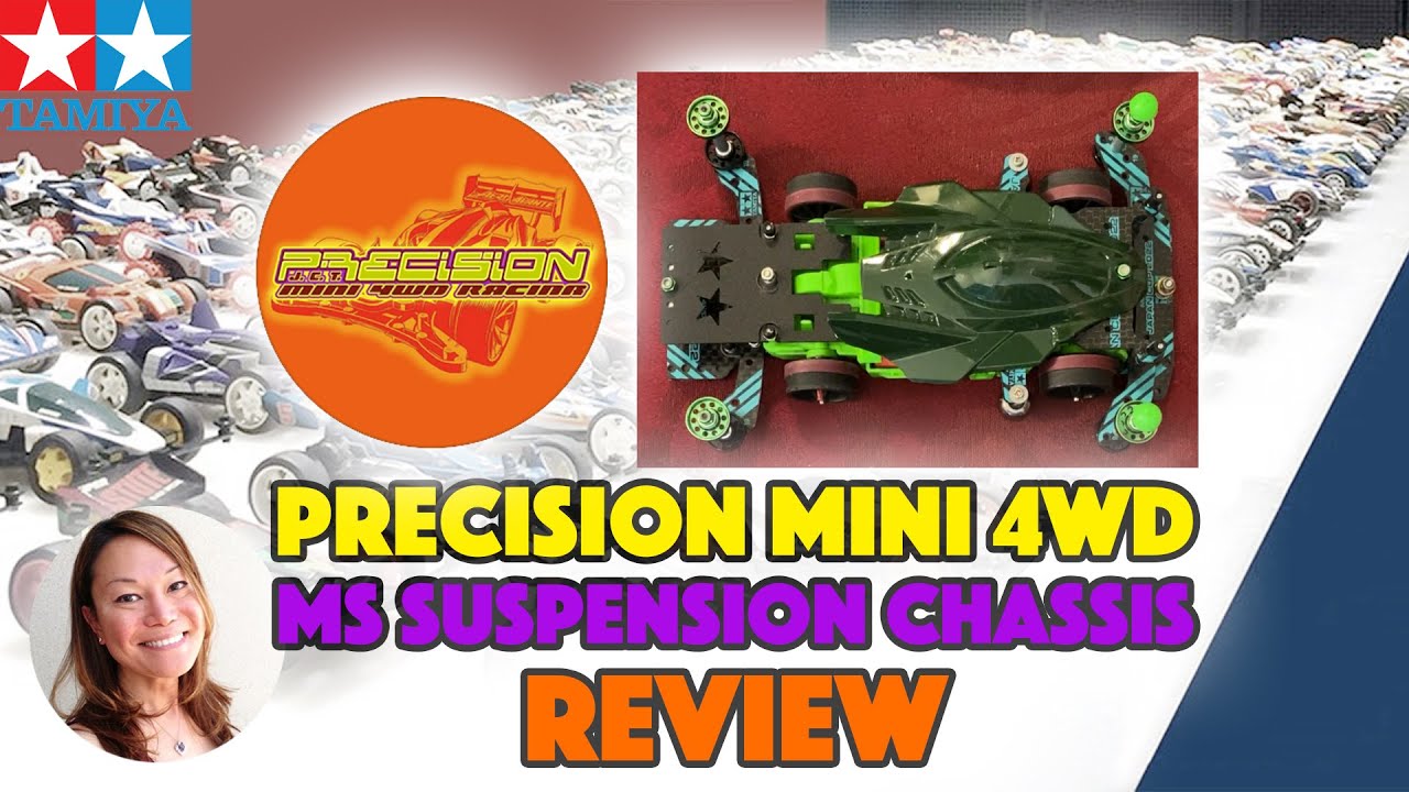 Precision Mini4WD MS Suspension Chassis Review - YouTube