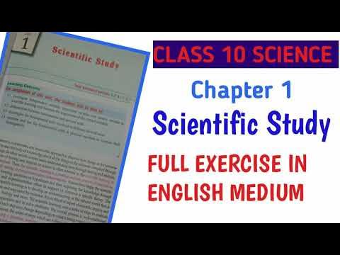 Class 10 Sci & Tech: Ch 1 - Scientific Study. Exercises & Solutions ...