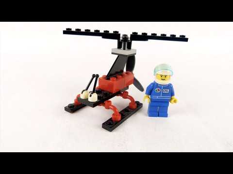 LEGO Town Helicopter Set 2849 Speed Build - YouTube