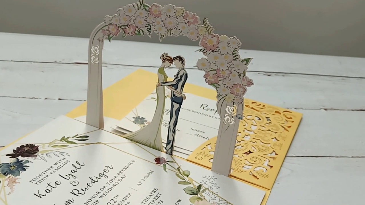 3D Wedding Invitation by Picky Bride - YouTube