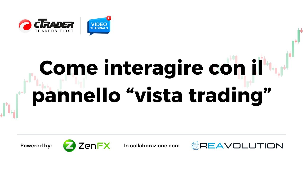 Come interagire con il pannello vista trading - YouTube