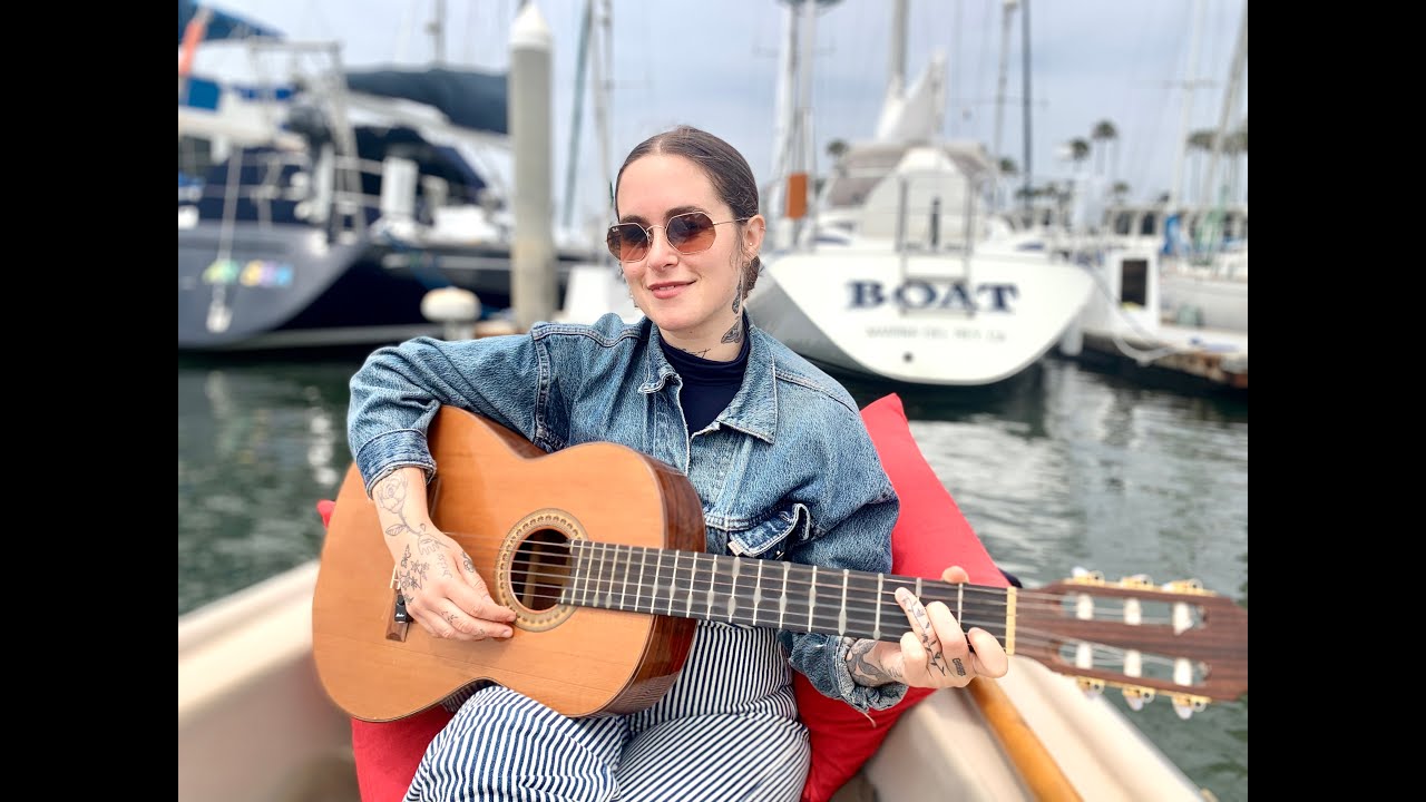 Emily Ritz sings 'Lonely Alone' in Marina Del Rey, LA for ...