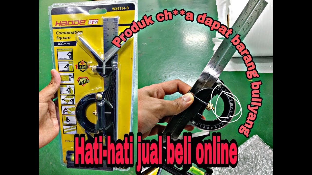 Unboxing HAODE combination square - YouTube