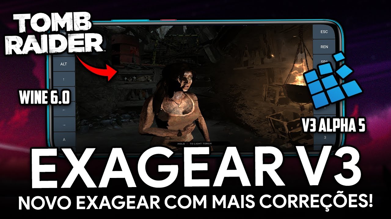 Como Configurar o EXAGEAR V3 com CONTROLE NA TELA! | JOGOS DE PC NO SEU ...