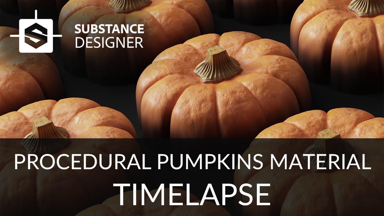 Substance Designer - Pumpkin Material - YouTube