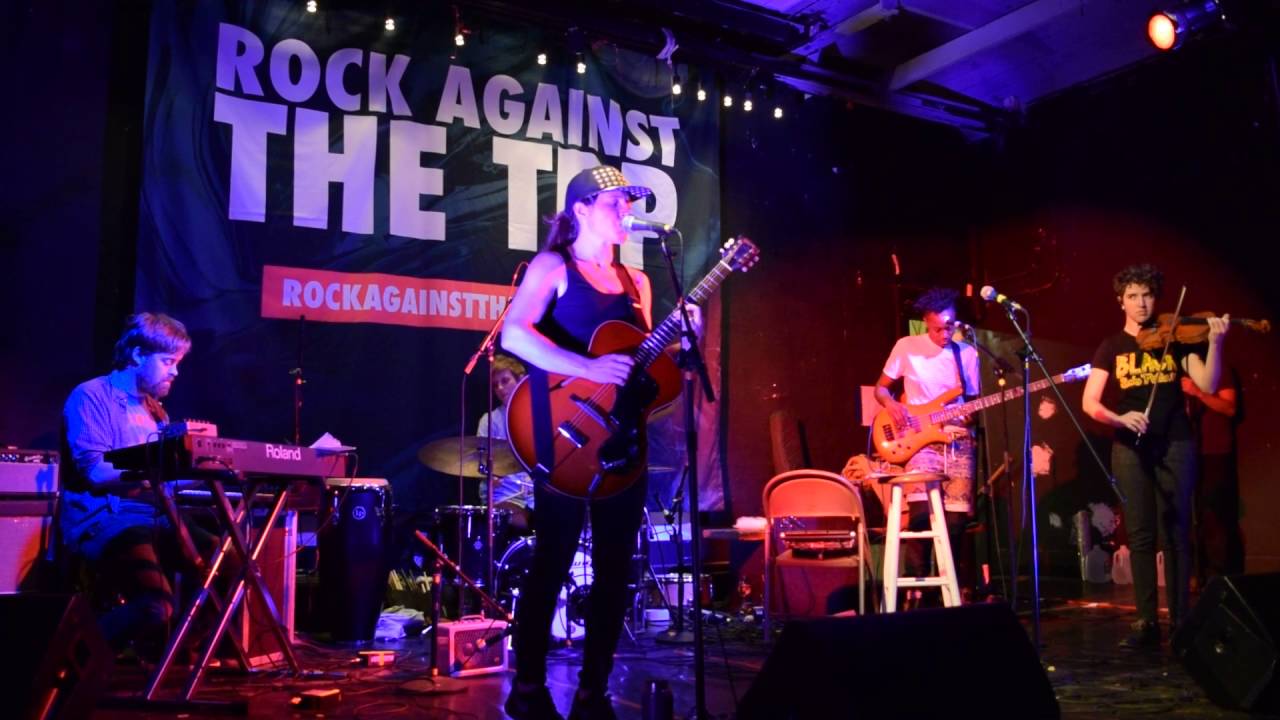 Mirah and Band at the Boston Rock Against the TPP Concert - YouTube