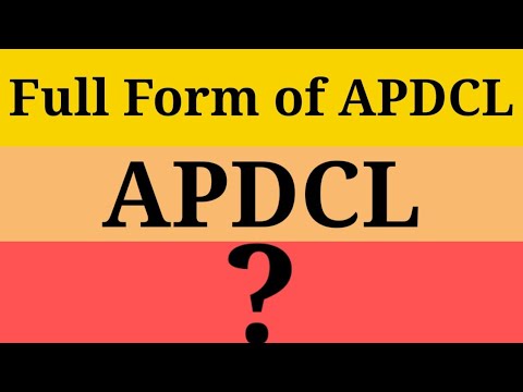 Full Form of APDCL/APDCL Full Form - YouTube