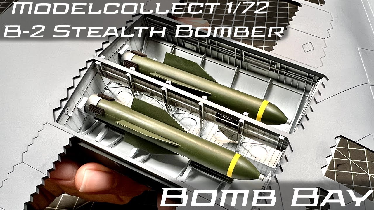 Building the B-2 Spirit Stealth Bomber Bomb Bay with Eduard Photo Etch ...
