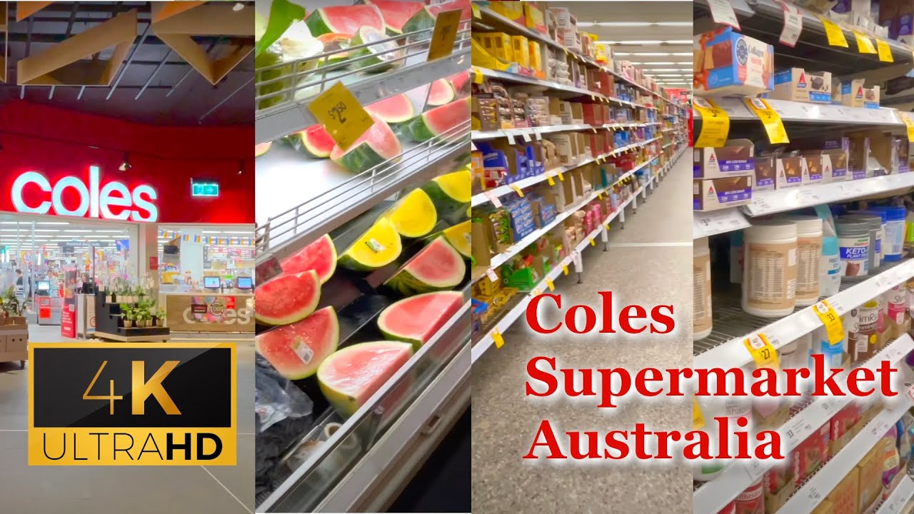 Coles Supermarket Tour - Sydney, Australia - YouTube