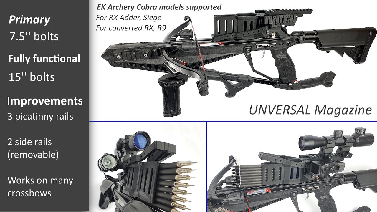 UPBOLT Universal Magazine demo - For Adder / Siege & Converted RX/R9 ...