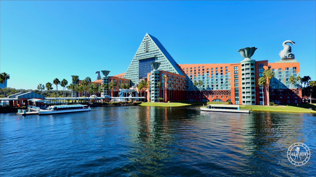 EPCOT Resort Area Sights & Sounds in 4K | Walt Disney World Yacht/Beach ...