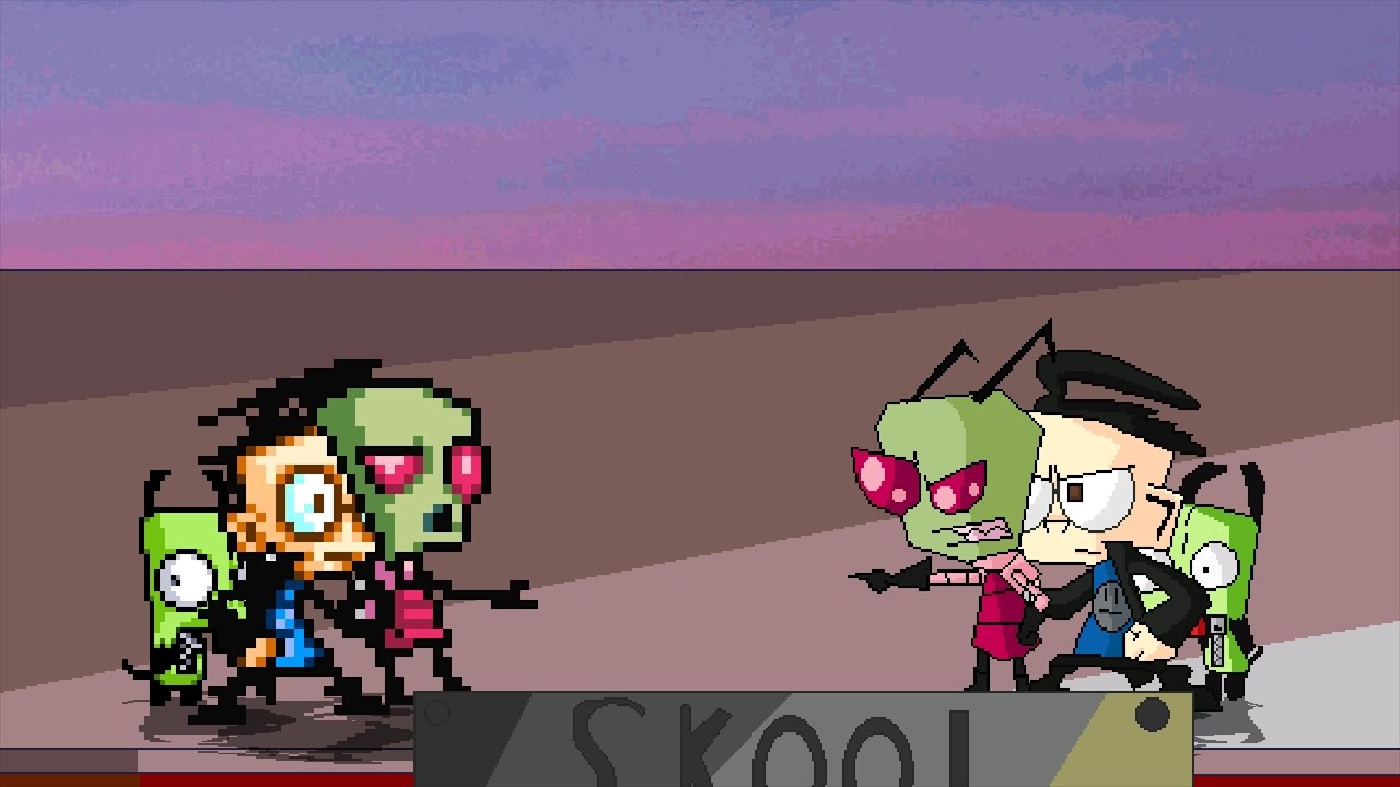 Mugen #125 Zim & Dib vs Zim & Dib - YouTube