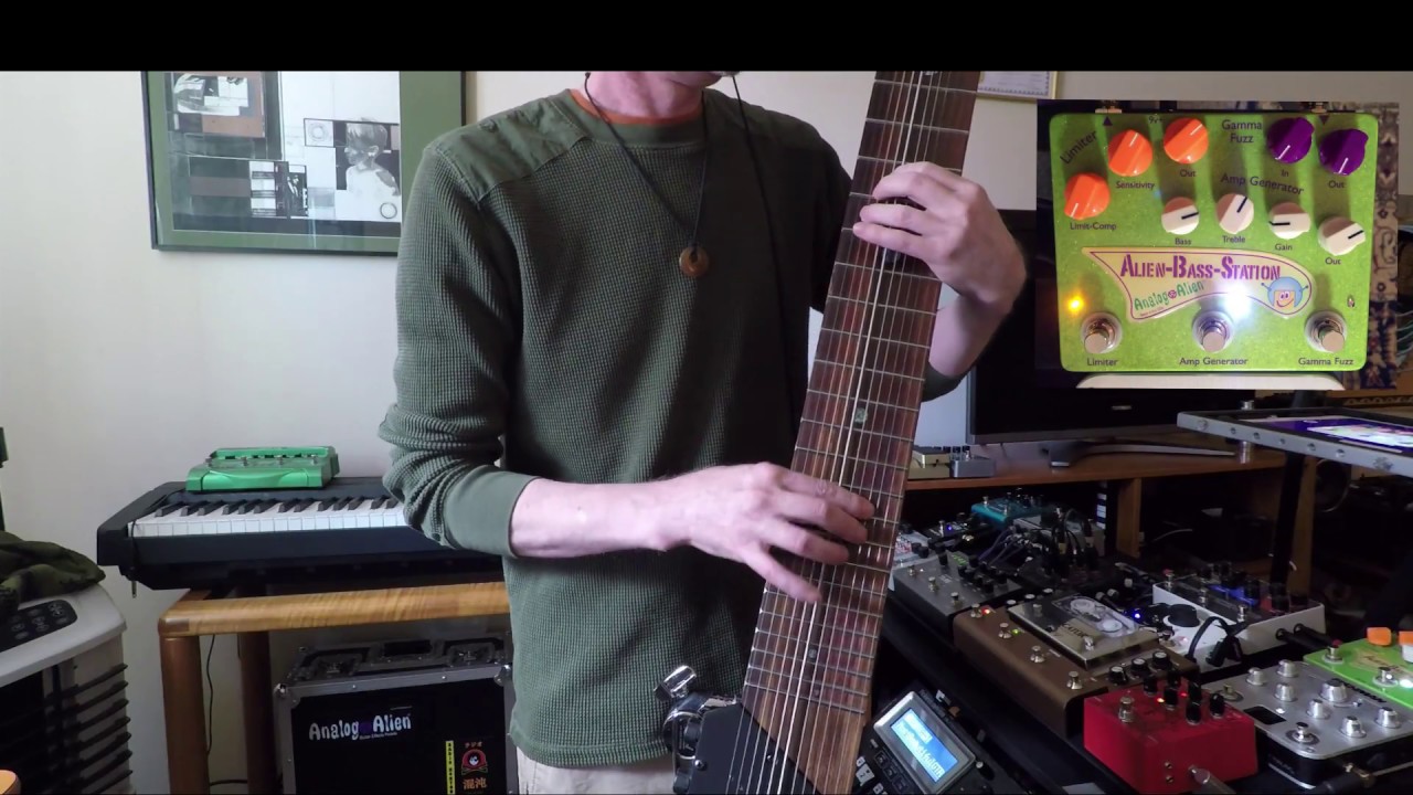 Alien Bass Station Demo (bass strings) Chapman Stick - YouTube
