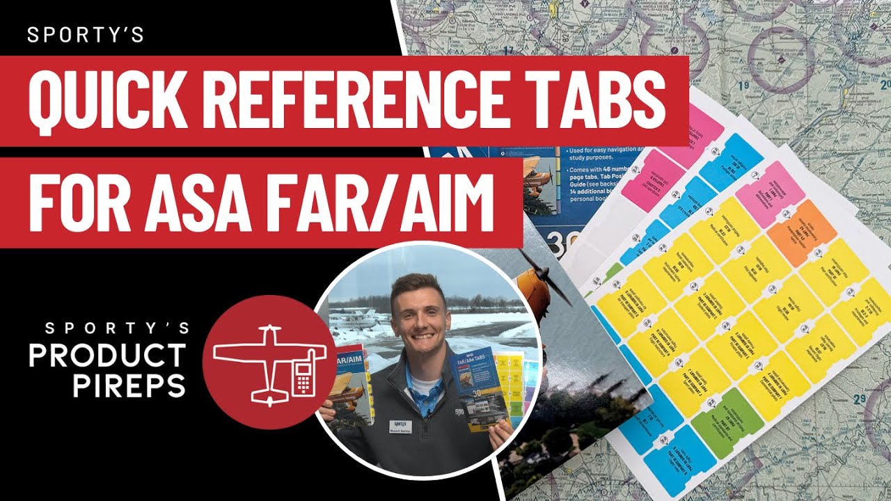 Sporty's ASA FAR/AIM Quick Reference — Save time and stress! - YouTube
