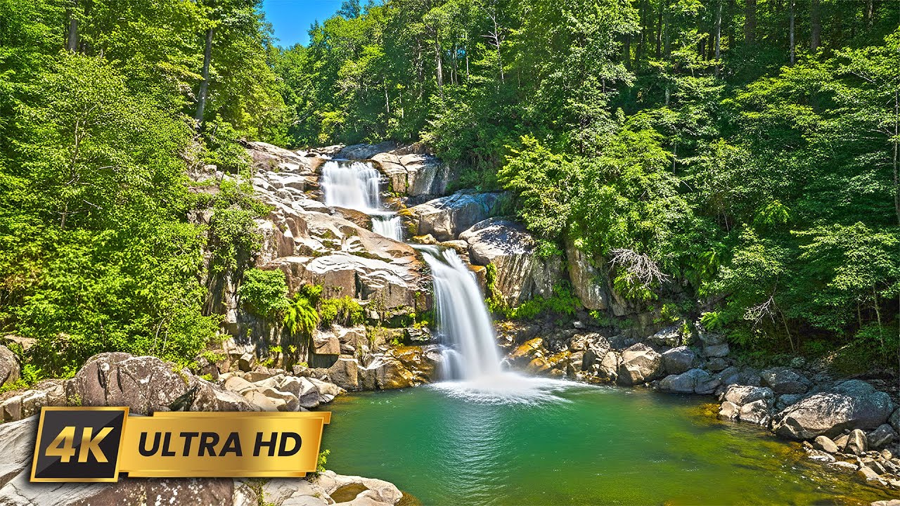 Pure Waterfall Sounds in Nature | Peaceful Sleep & Relaxation Ambience ...