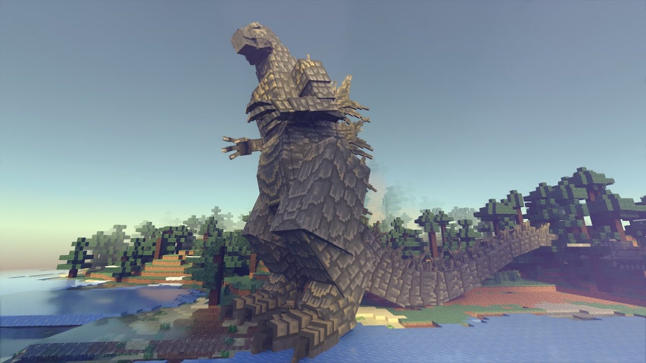 Godzilla minus one Addon (FINAL UPDATE) Addon MCPE in Minecraft PE ...
