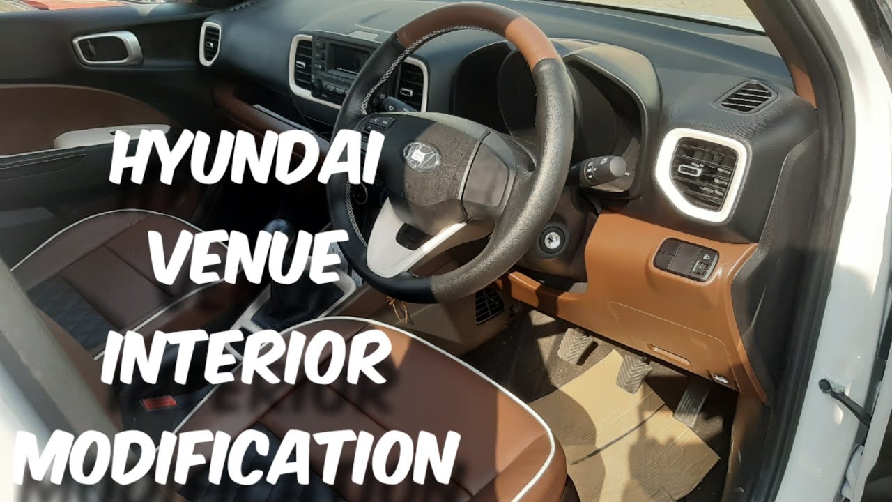 Hyundai Venue (s) Model interior modifications - YouTube