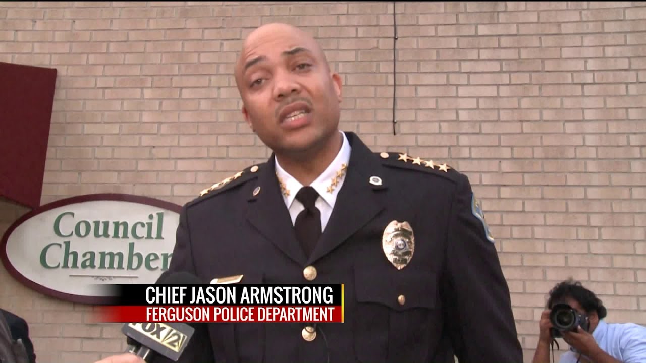 City Of Ferguson Swears In New Police Chief - YouTube