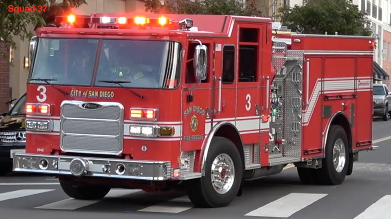 AMR & San Diego Fire Responding (Compilation 19) - YouTube