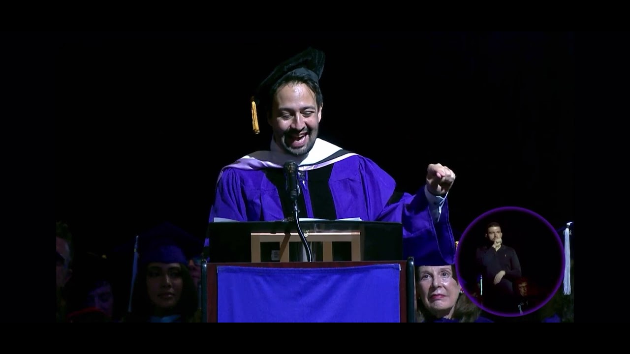 Lin-Manuel Miranda’s Commencement Speech - Hunter College Graduation ...