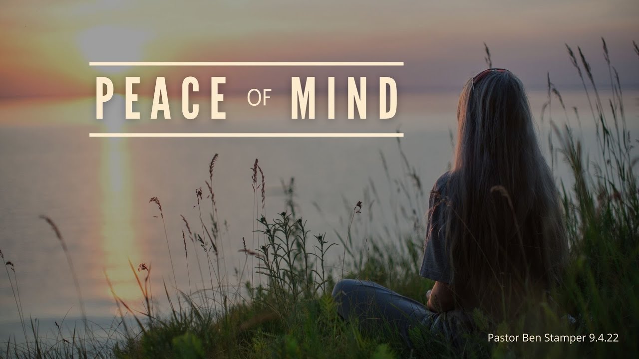 Peace of Mind - Week 1 - Dangerous Myths of Mental Health | Pastor Ben ...