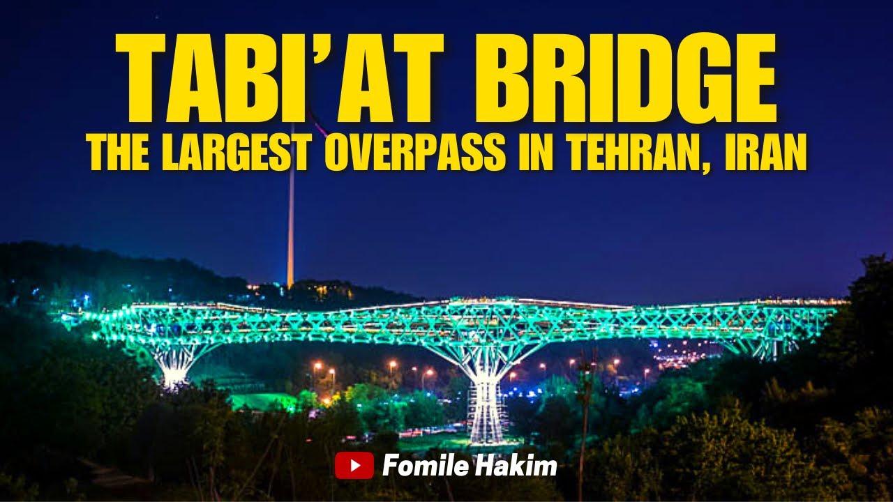 Tehran Nature Bridge by Female Architec | Part 2 | TEHRAN 2023 - YouTube