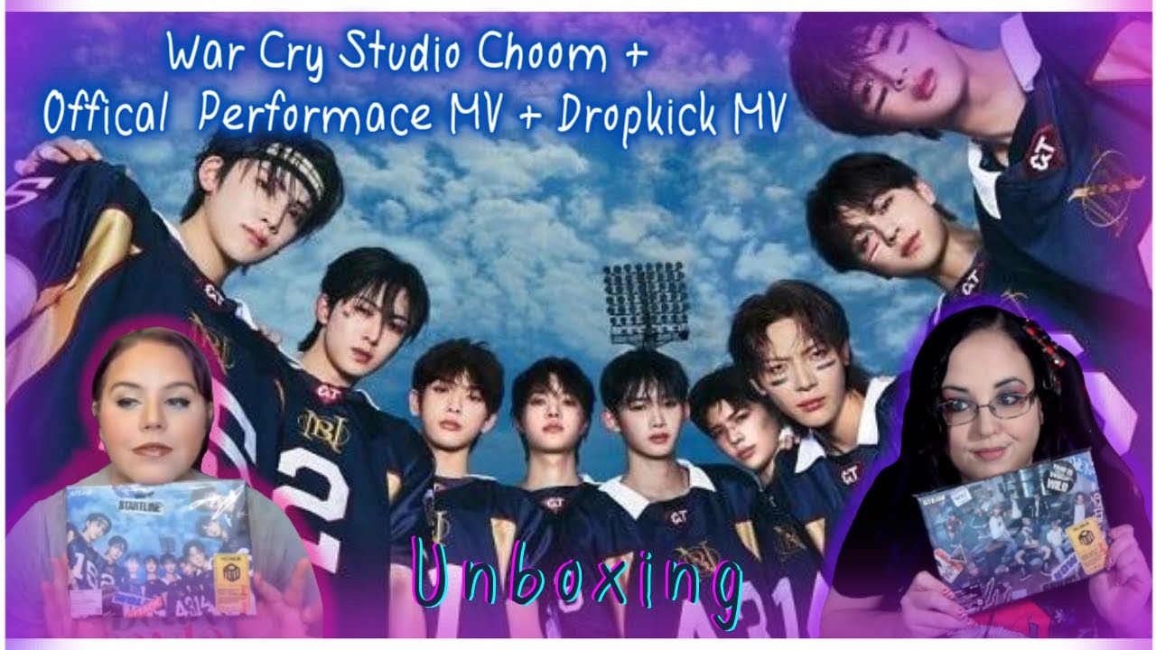 &TEAM War Cry Studio Choom & Official Performance MV + Dropkick MV | First Howling Unboxing ...