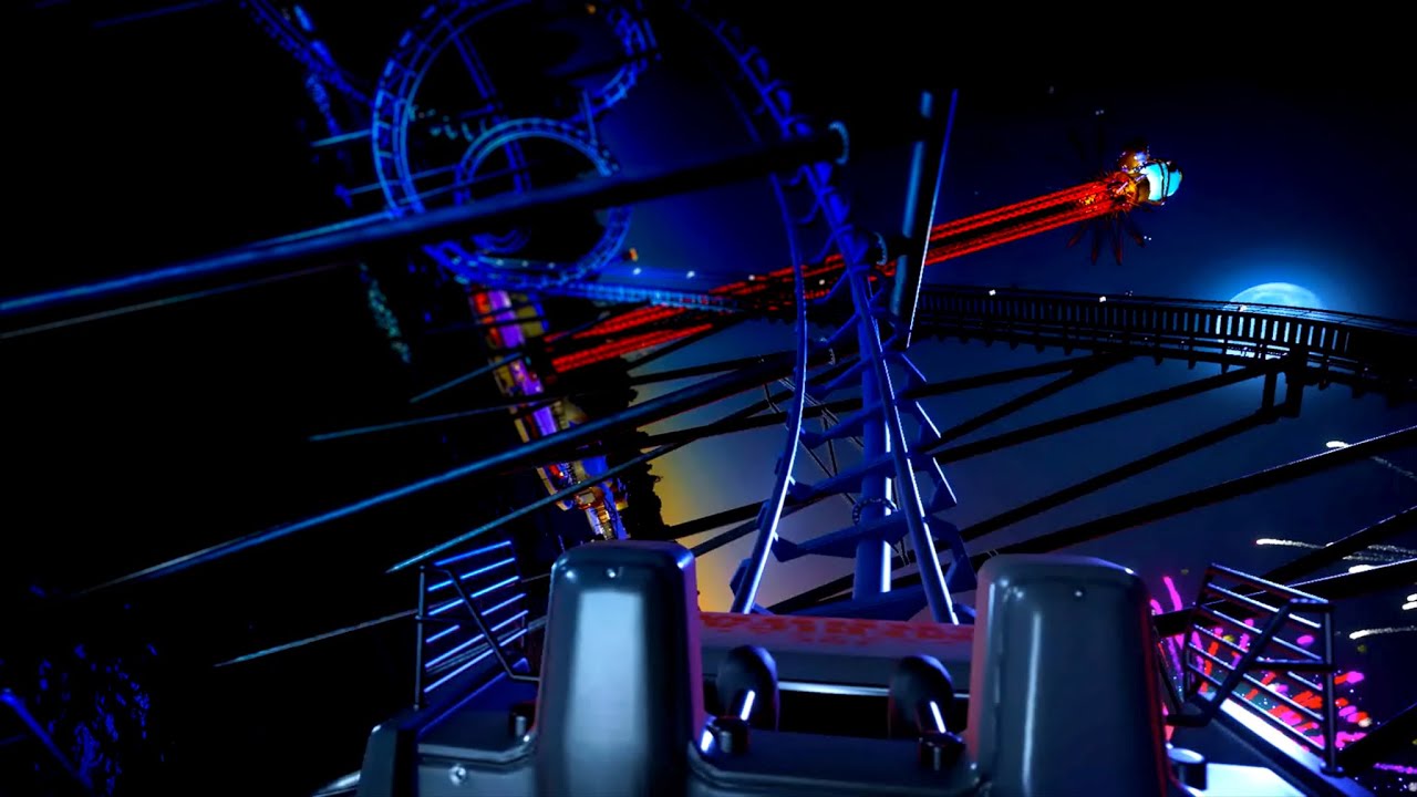 Blue Hawk (Six Flags Over Georgia) Planet Coaster Recreation - YouTube