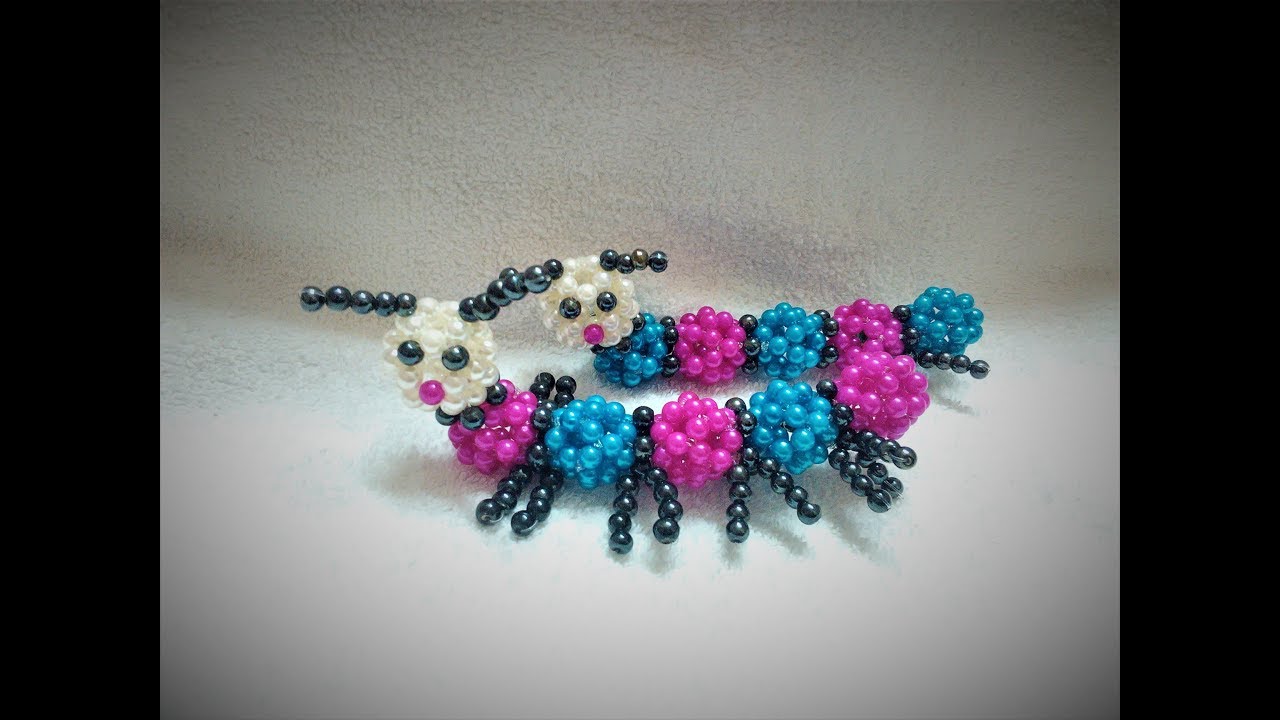 Beaded Ant || Beaded Animal || পুঁতির পিঁপড়া || How To Make Beaded ...