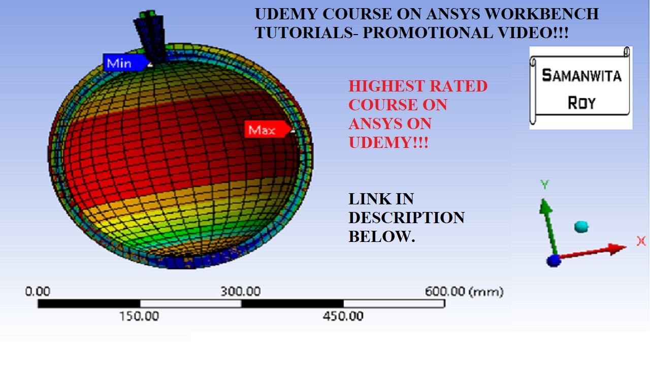 ANSYS Workbench Tutorials | Udemy Promotional Video | Basic Course ...