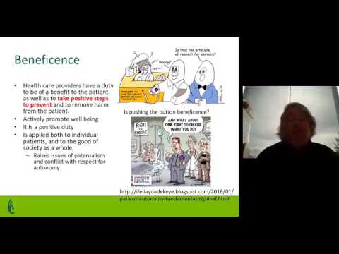 Class 6 Beauchamp And Childress The Four Principles 1 - YouTube