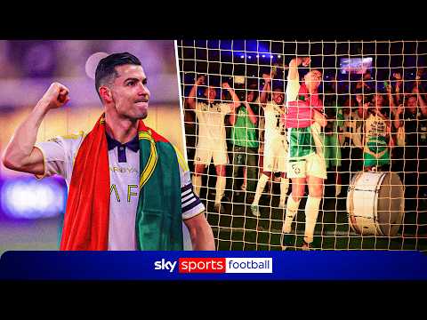 FULL-TIME SCENES! Ronaldo leads title celebrations with drum! 🥁