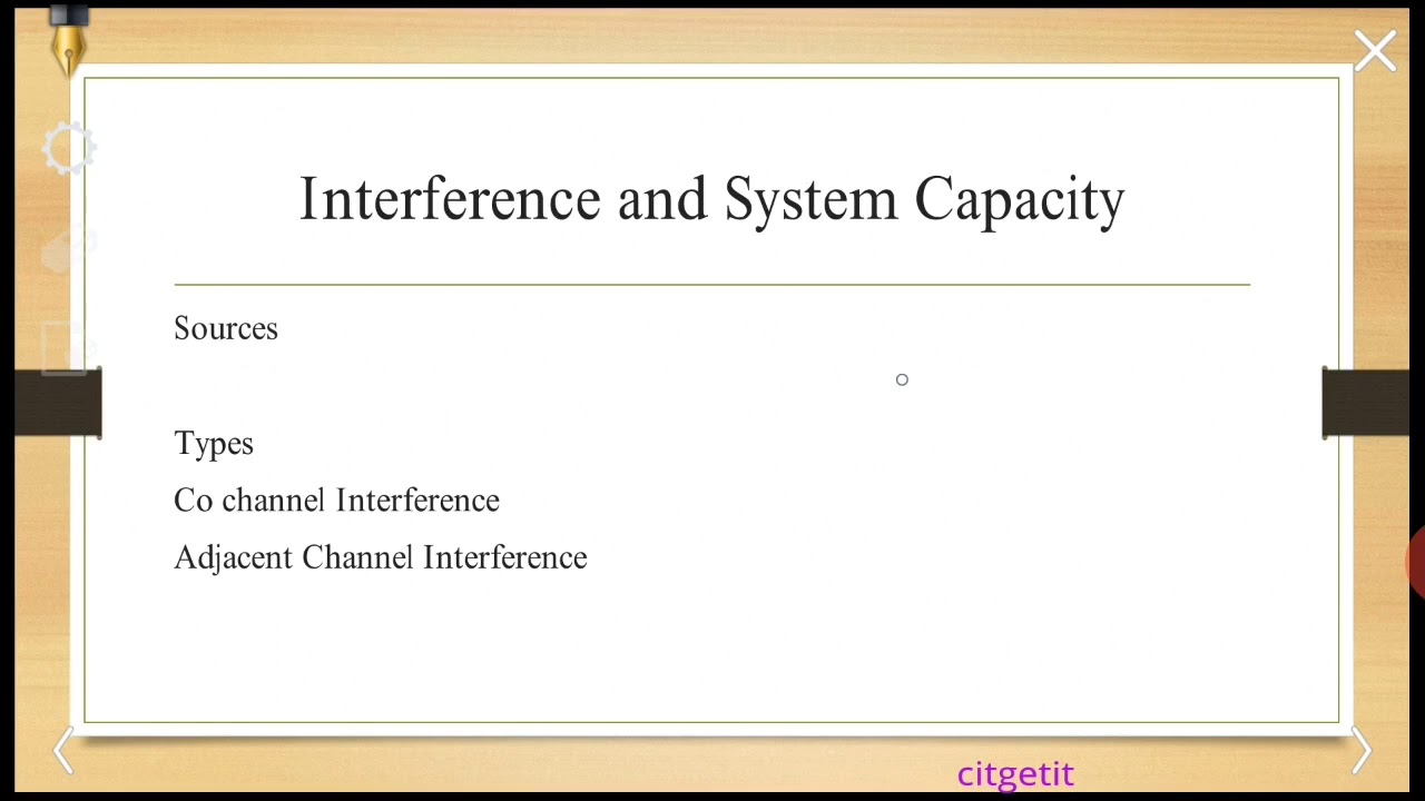 Interference and system capacity - YouTube