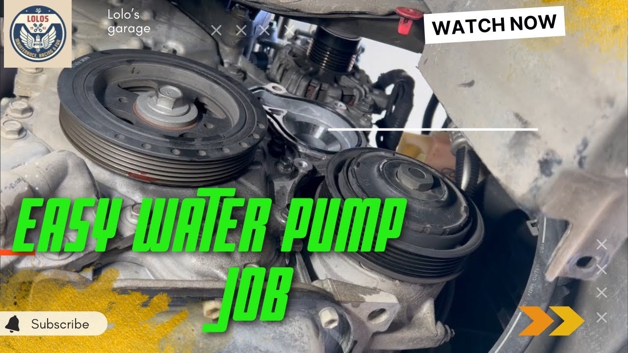 How to replace Water Pump Toyota Corolla 2014-2019 easy and save money ...
