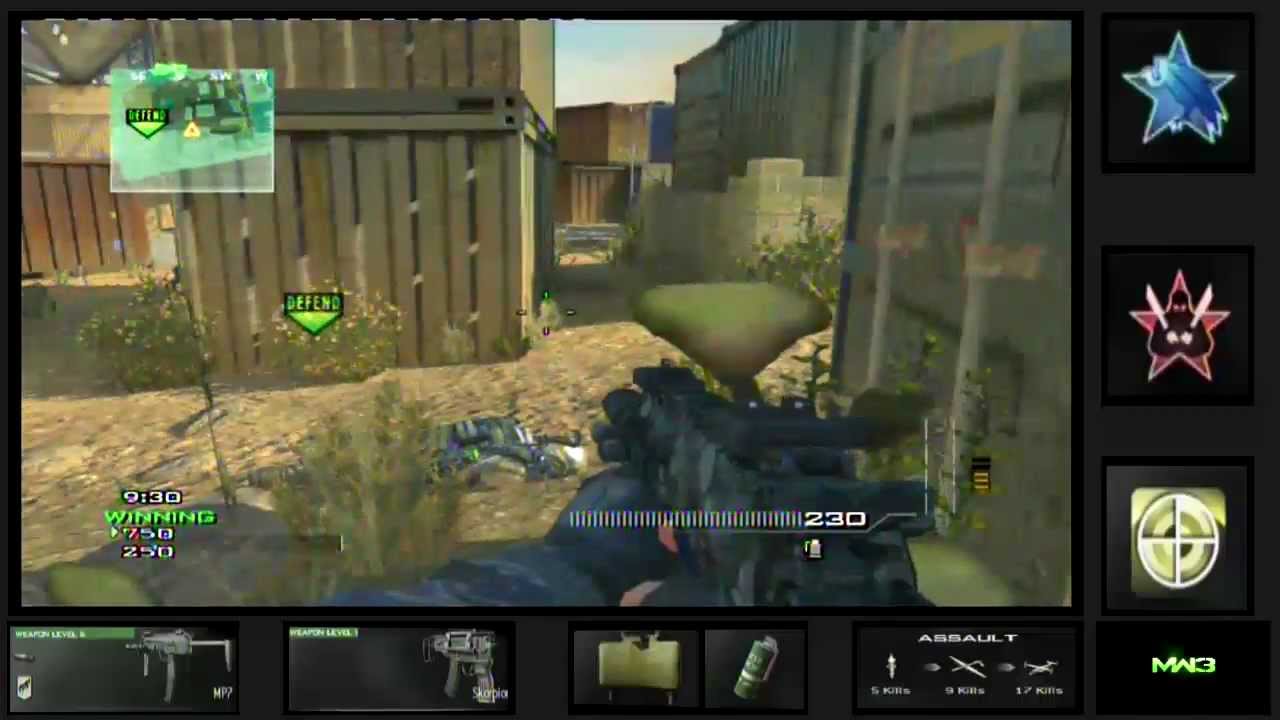 MW3: MP7 Team Defender Gameplay on Dome: 21-4 - YouTube