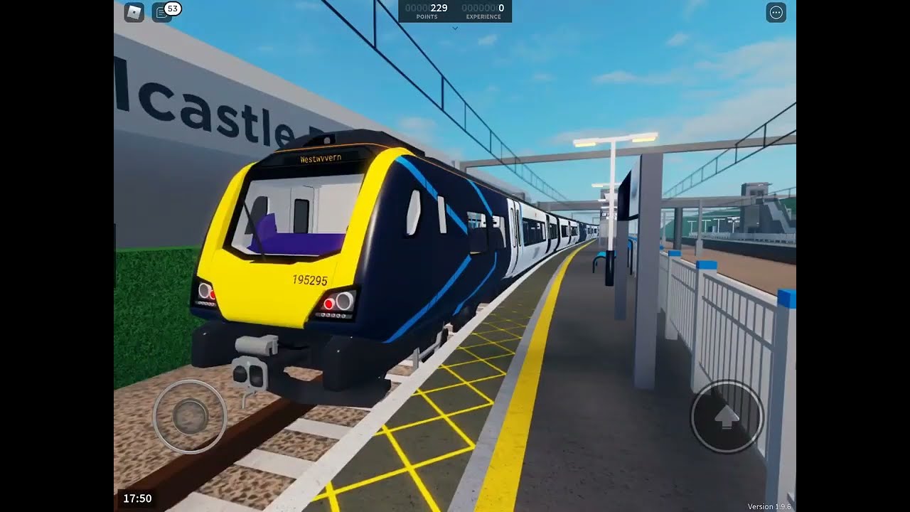 Double Connect 195 Arriving At Millcastle Racecourse | SCR Roblox - YouTube