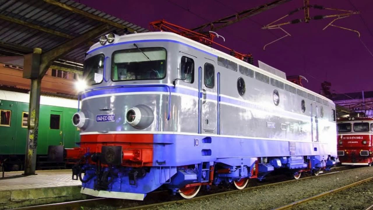 Locomotiva electrică 040-ec-001. Slideshow - YouTube