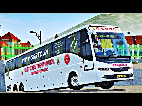 🔴#GSRTC VOLVO B11R V2 BUS MOD AND 🥰HD LIVERY FOR BUSSID - YouTube