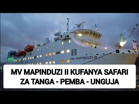 MV MAPINDUZI-2 KUANZA SAFARI ZA TANGA - PEMBA - UNGUJA - YouTube