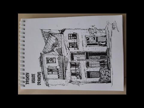 Broken House Drawing || CREATION (AKA)