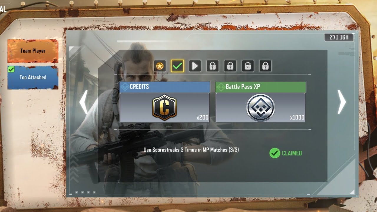 CODM • First mission, Use scorestreaks 3 times in MP Matches. - YouTube