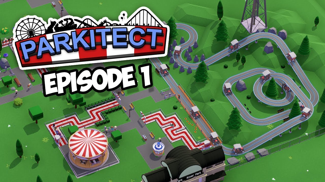 BUILDING MY OWN THEME PARK - Parkitect #1 - YouTube