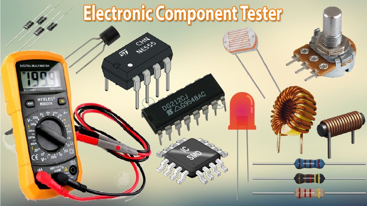 make electronic components polarity meter at home - YouTube