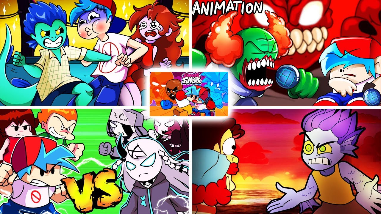 Best Friday Night Funkin' Animations On YouTube#22 - Luca Sea Monster ...