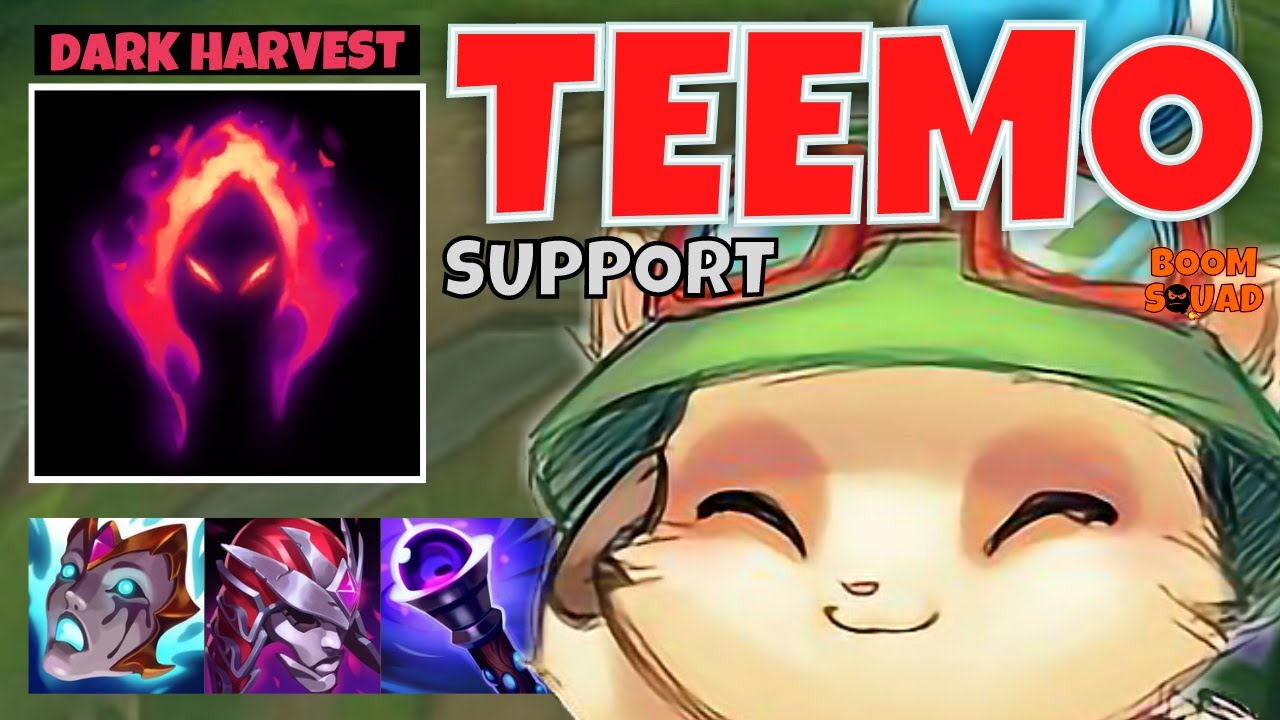 Teemo Support, more items = more damage | RANKED FLEX w/ Kiri & Hex # ...