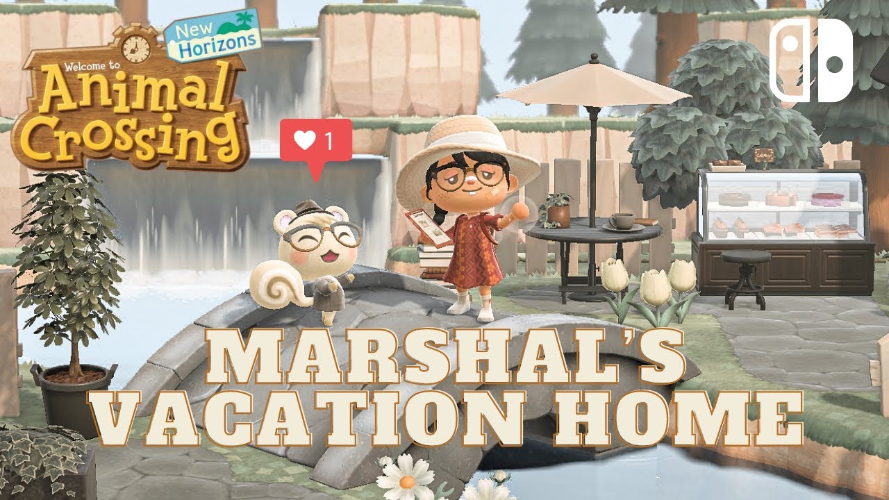 marshal's vacation home! pt 1| animal crossing new horizons - YouTube