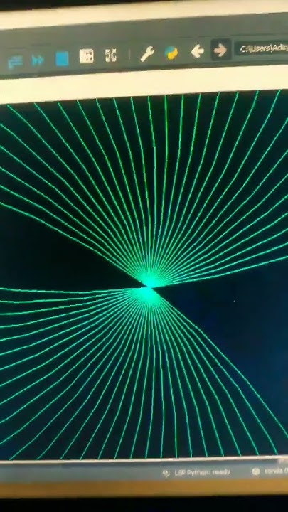 Amazing animation in python. #python - YouTube